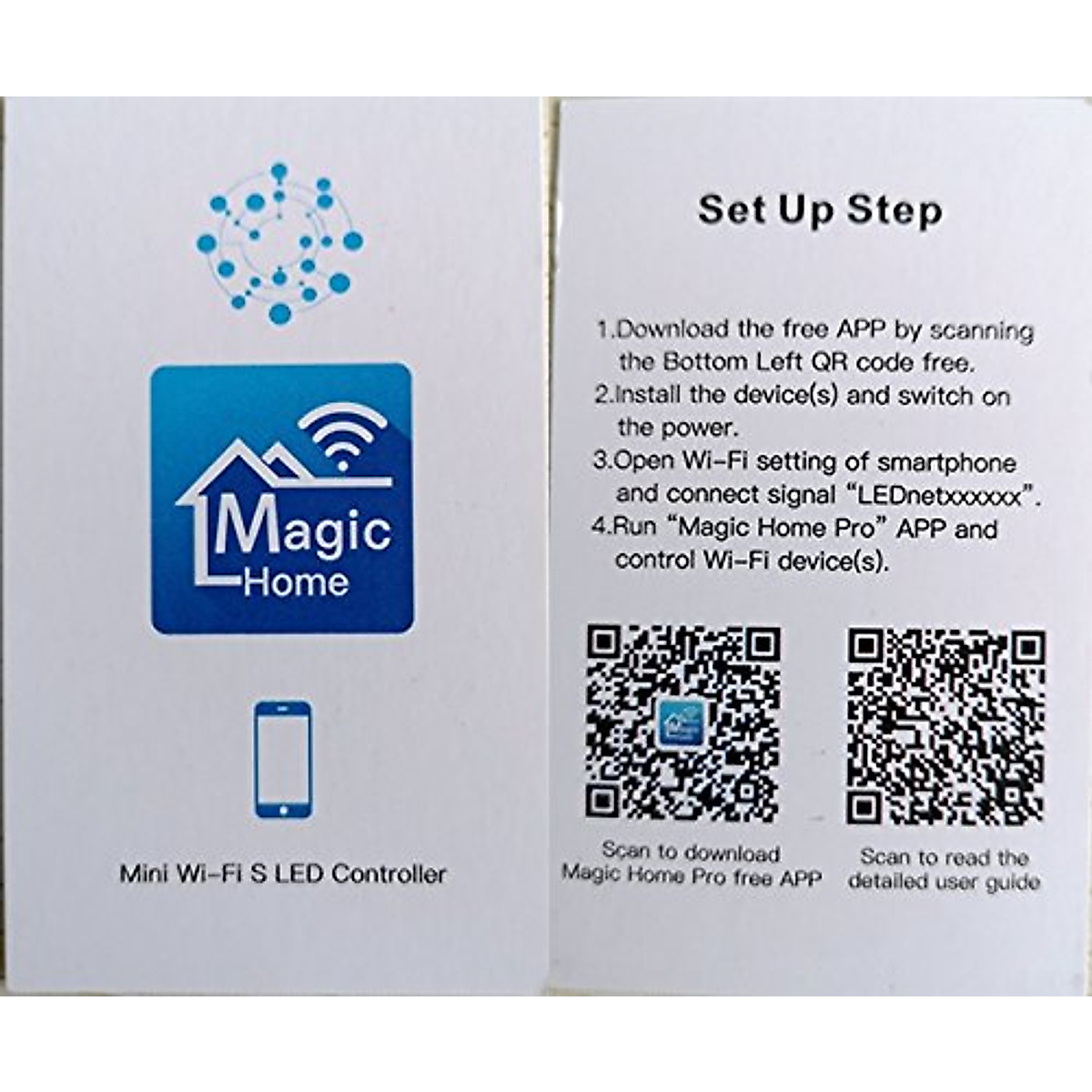 FVTLED WiFi Controller, LED WiFi Controller Wireless Smart Controller Working with Android and iOS System Mobile Phone Free App Single Color LED Deck Lights