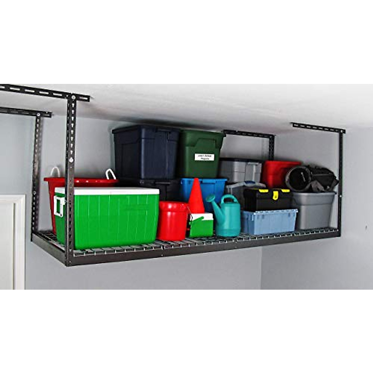 MonsterRax-3x8 Overhead Garage Storage Rack (Hammertone, 24"-45")