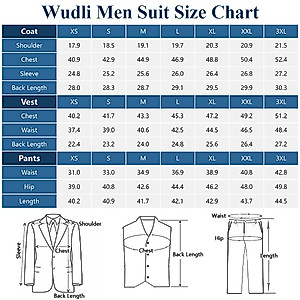 Mens 3 Piece Suit Jacket Vest Pants for Wedding and Formal Events Regular Classic Fit Suits for Men Navy-M