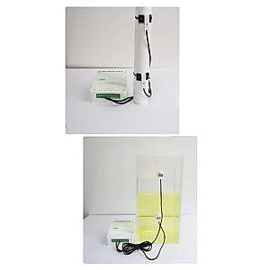 Taidacent Non-contact Water Level Controller Sensor Water Storage Tank Level Sensor Auto Pump Induction Switch Water Tank Level Switch (Cable length 5m, C383 2 strip probe)