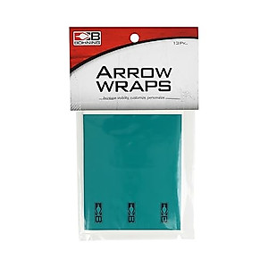 Bohning Solid Wraps Teal Standard Arrow Wrap, 12pk, 4"