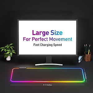 RGB Mousepad Led Mouse Pad, Large Mouse Pad,Led and Big Mouse mat