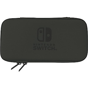 Nintendo Switch Lite Slim Tough Pouch (Black) By HORI - Officially Licensed By Nintendo