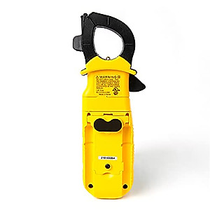 UEi DL379B Digital Clamp Meter Auto Ranging, HVAC Current Voltage Tester w/ Magnetic Mount, Measures AC Amps AC/DC Volts Temperature Capacitance Frequency Diodes Duty Cycle Continuity Resistance NCV
