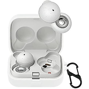 Silicone Case Cover Compatible for Sony LinkBuds WF-L900 | Shockproof Full Body Protection Liquid Silicone Cover | Soft Sleeve Skin Cover with Keychain for Wireless Earbuds