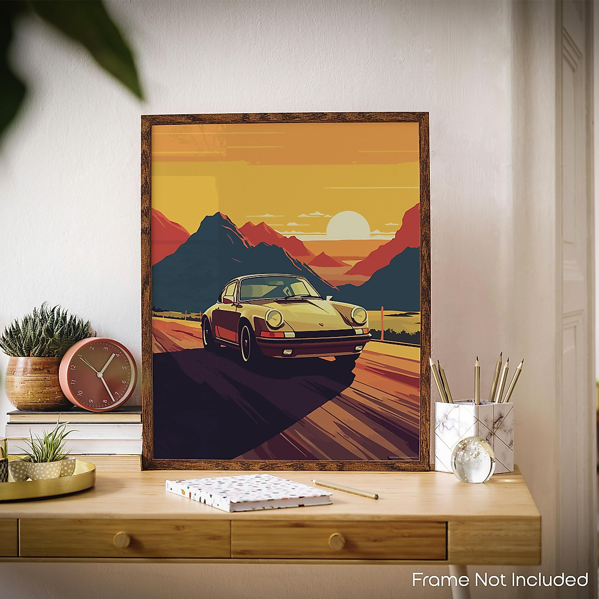 Inspirational Wall Art Co. - Innovation | 2023 Porsche 911 - Car Posters for Boys Room - Car Wall Decor - Car Room Decor - Car Posters for Men | 11x14 Inches Unframed