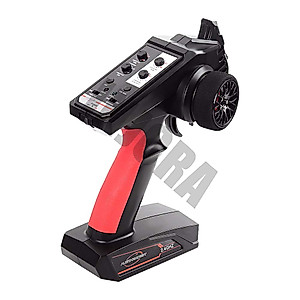 INJORA 4CH 2.4GHz RC Car Controller Digital Radio Remote Control Transmitter with Receiver for RC Crawler Car SCX10 SCX10 III AXI03007 TRX4 RC Boat