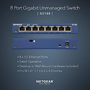 NETGEAR ProSafe GS108 Ethernet Switch