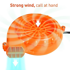 Uderwarb Inflatable Costume Fan Replacement, Mini Blower Fan Dinosaur Pump for Inflatable Costume Blow Up