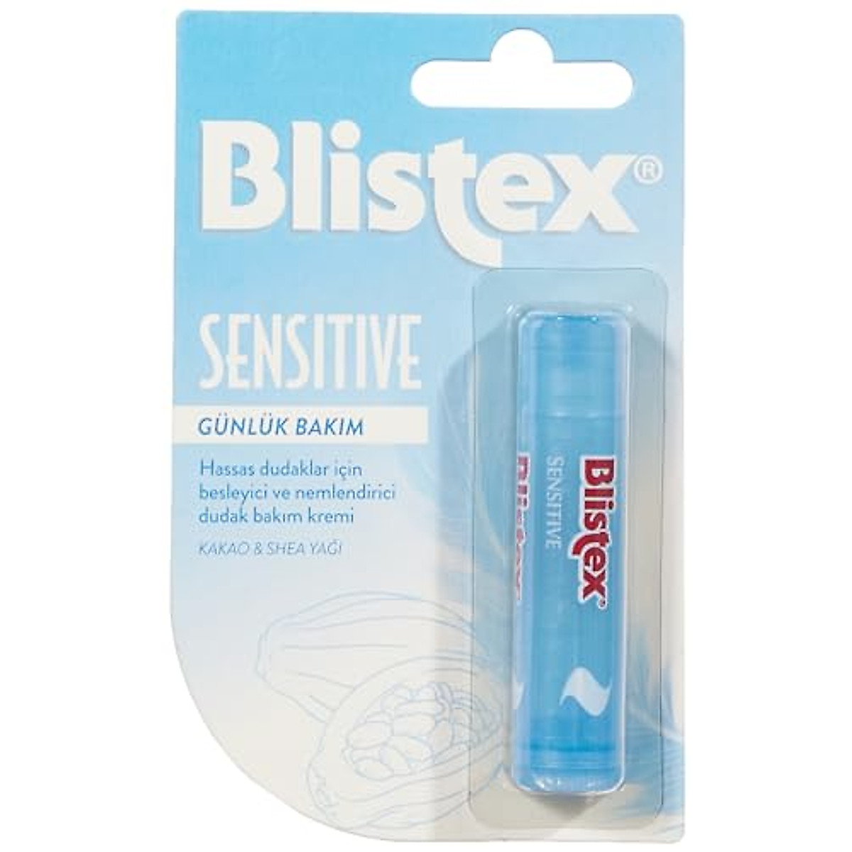 Blistex Simple & Sensitive Lip Balm, 0.15 Ounce Tube – Hypo-Allergenic Unflavored Lip Balm, Gentle Lip Moisturizer For Dry Lips, Contains Shea & Cocoa Butter