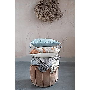 Creative Co-Op Soft and Cozy Woven Cotton Blanket with Neutral Colors and Fringe Edge Details Throw, Multicolored