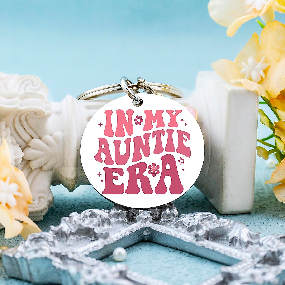 Auntie Gift Ideas Keychain Aunt Gifts from Niece Nephew Best Aunt Gift Mothers Day Birthday Christmas Gift For Aunt New Aunt