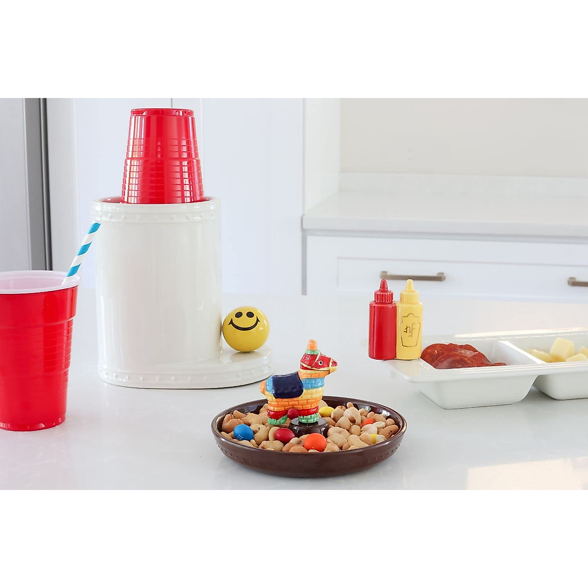 Nora Fleming Hand-Painted Mini: Happy Place (Smile Face) A257