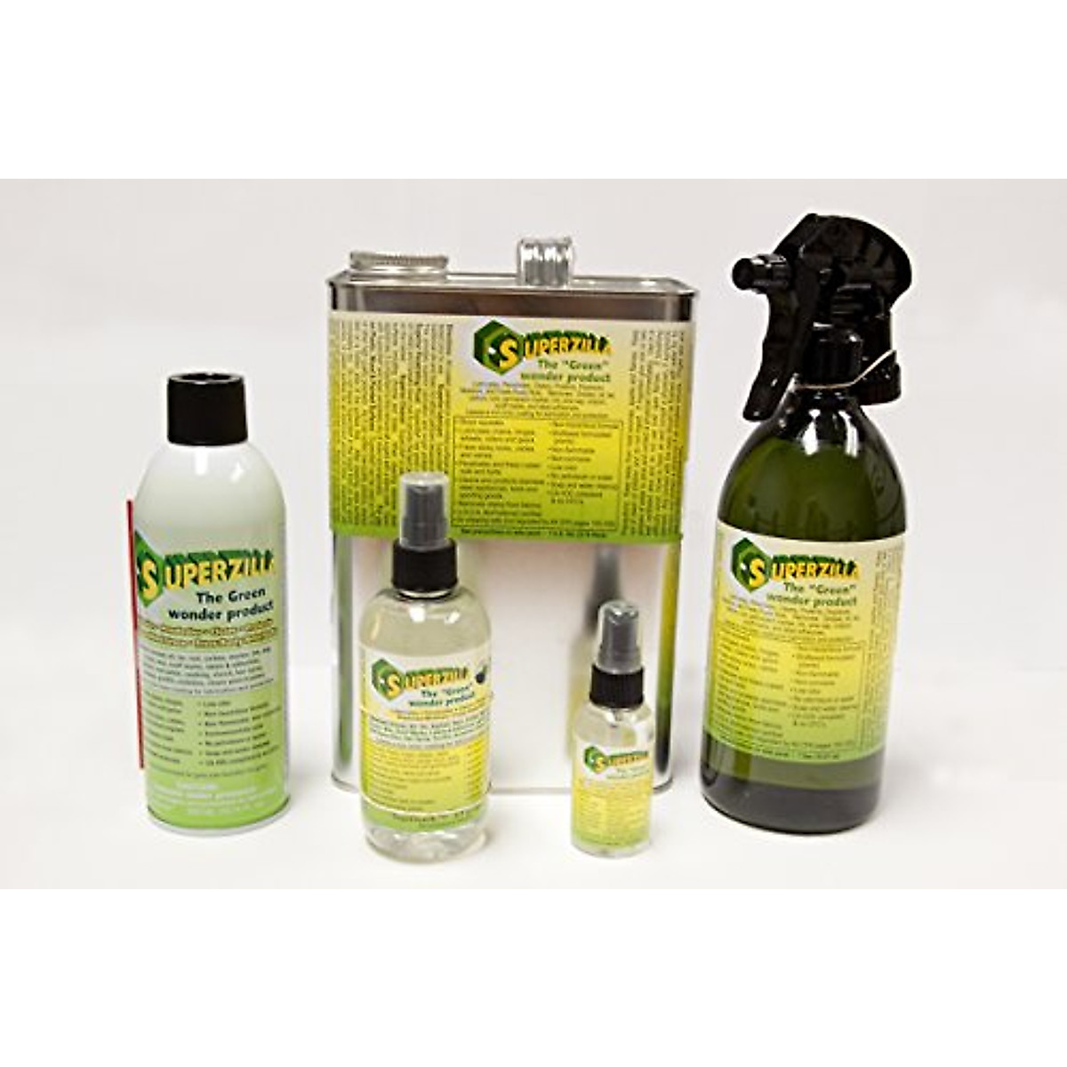 Superzilla - Powerful All-Purpose Cleaner and Lubricator – “The Green Wonder Product” – 1 Gallon Bulk Size