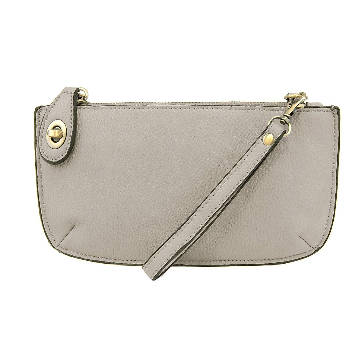 Joy Susan Women's Fashion Purse Mini Crossbody Wristlet Clutch Handbag - Grey