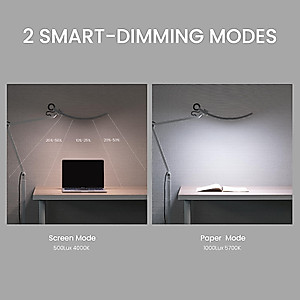 BenQ e-Reading LED Floor Lamp Warm/Cool White LED Floor Lamp, Silver, Model: AR15_D Floor Silver (New)