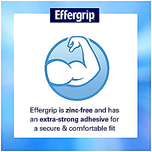 Effergrip Denture Adhesive Cream, Extra Strong Holding Power, 2.5 oz