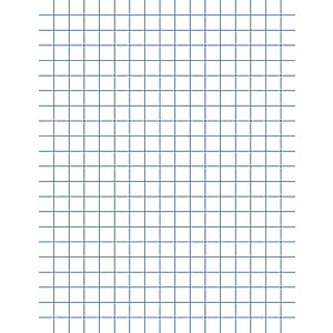 School Smart Double Sided Graph Paper, 8-1/2 x 11 Inches, 1/2 Inch Rule, White, Pack of 500 - 085279