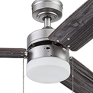 Prominence Home 51478-01 Reston Ceiling Fan, 42, Pewter