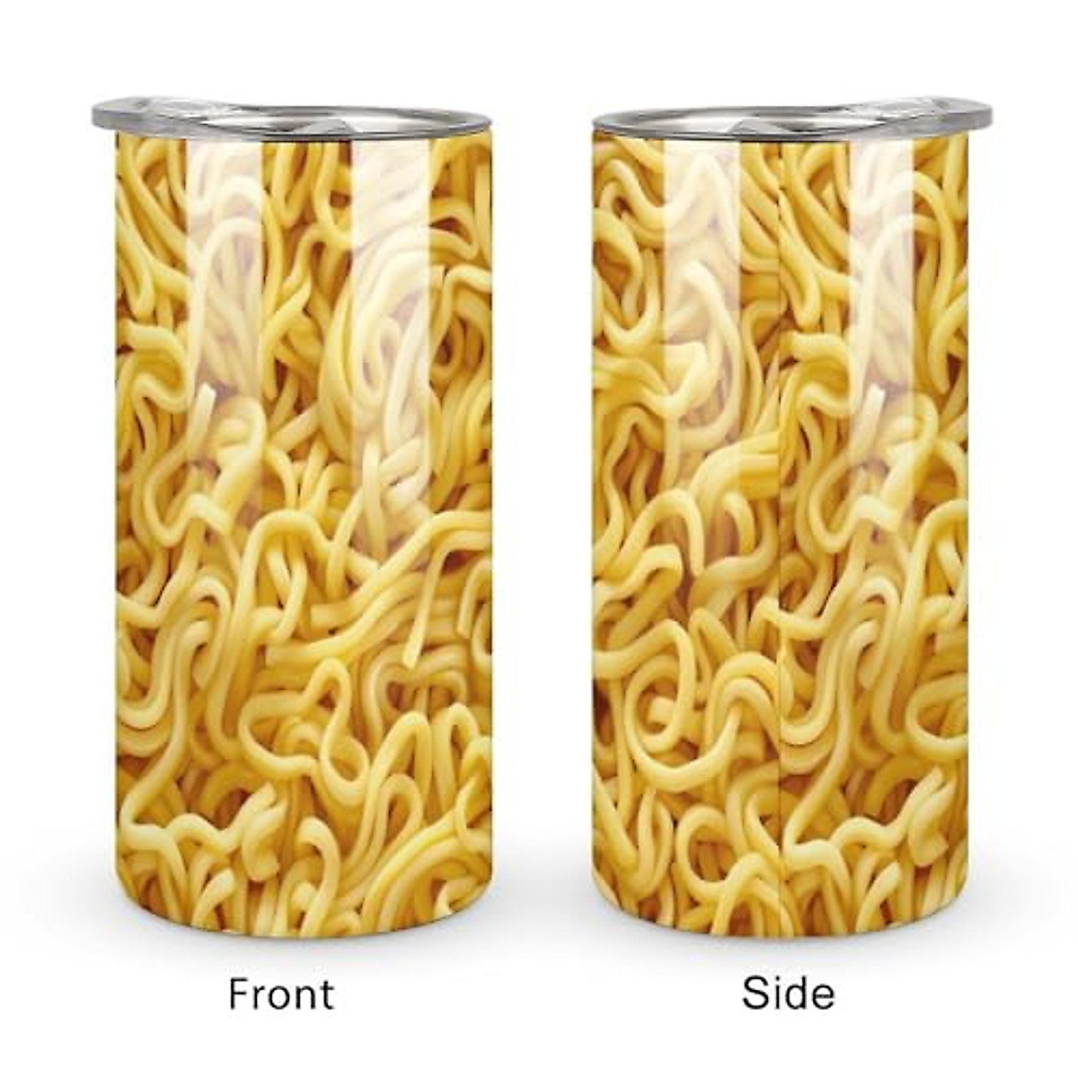 Instant Noodles Funny Coffee Mug Stainless Steel Travel Insulated Tumbler Double Wall Water Cup 10 Oz