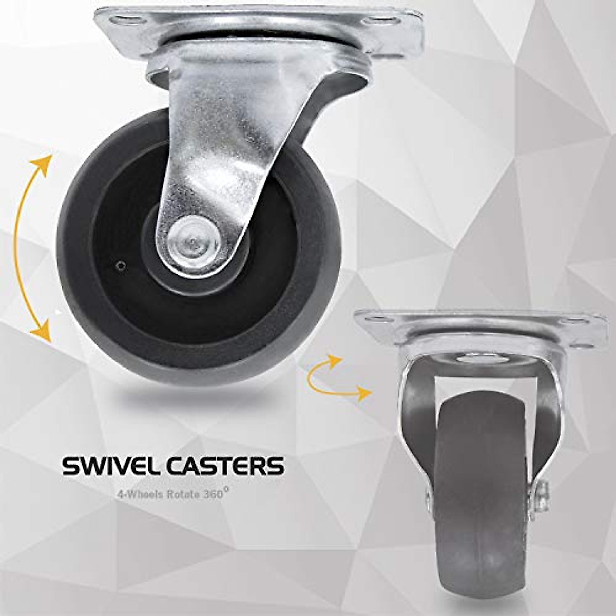 Olympia Tools Furniture Dolly for Moving, 1000 LB Capacity, 18 x 30 in, Fully Asembled, FSC Acacia Wood (Single Pack)