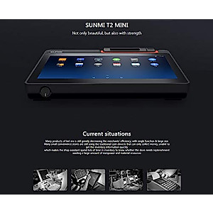 SUNMI T2mini Wireless Bluetooth Cash Register Printing Integrated Touch Screen Ordering Machine 80mm Small Ticket Printer T2 Mini