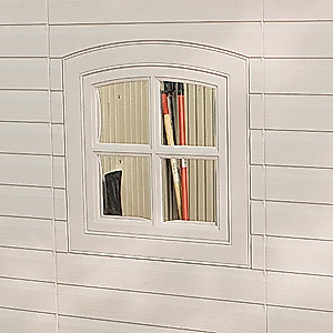 Lifetime 60236 11 x 18.5 Ft. Outdoor Storage Shed, 11 x 18.5, Desert Sand