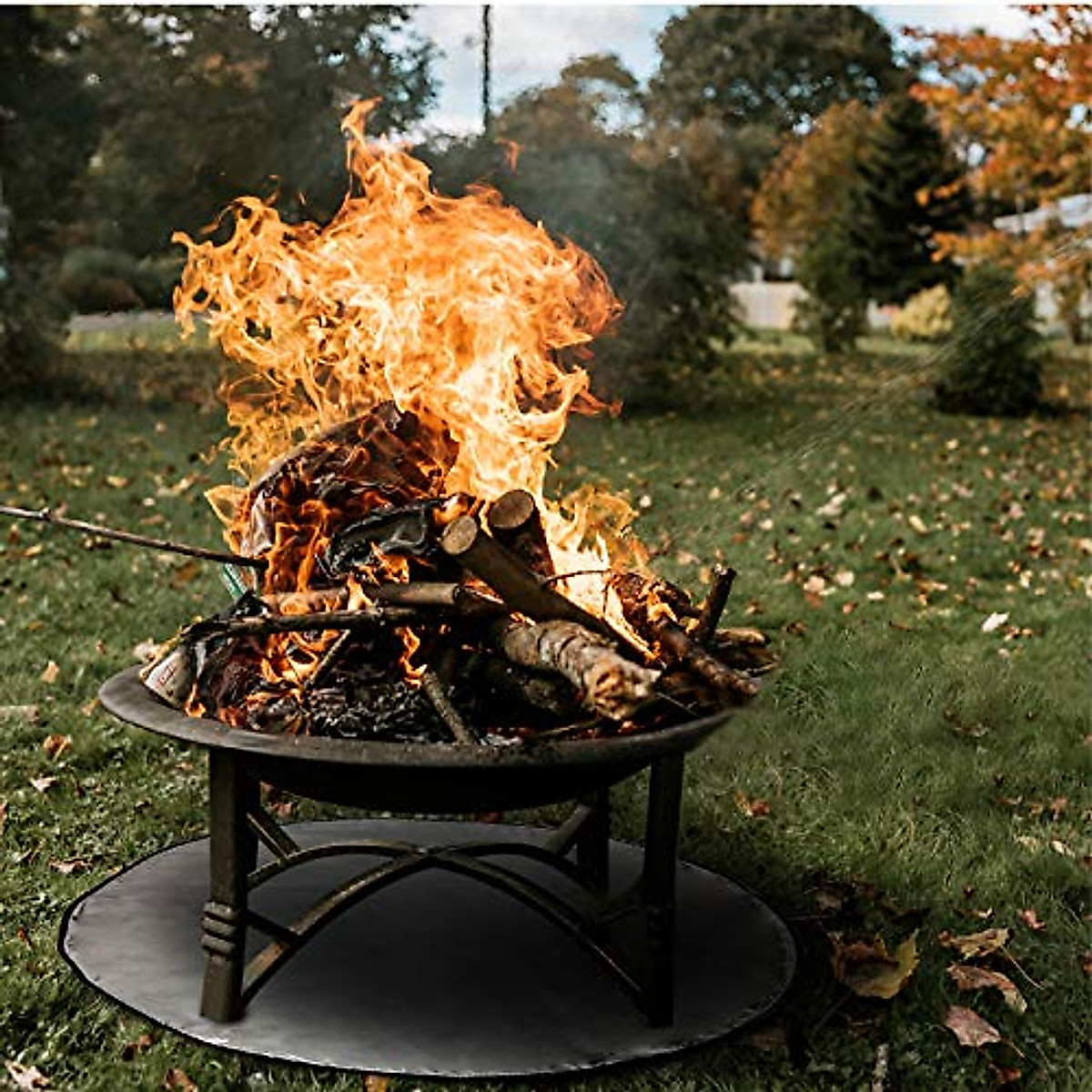 Deck Protector - Fireproof Mat Fire Pit Pad Deck Protector Great for Base, BBQ Mat, Patio Shield, Deck Defender - Fire Retardant Resistant mat for Outdoors - Charcoal Grill – 30 Inch