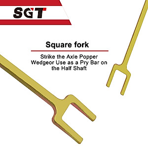 SGT 2 Pack Axle Popper Kit - Inner CV Axle Removal Tool Set - for Use on Front Wheel Drive Vehicles-Shaft Drive Axles-Fix Damaged CV Joints