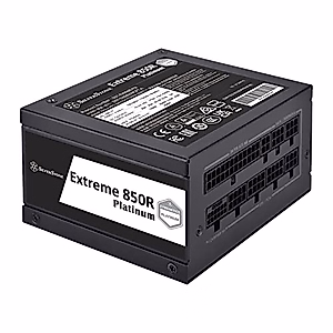 SilverStone Technology Extreme 850R Platinum Cybenetics Platinum 850W SFX12V 4.0 (ATX 3.0) & PCIe 5.0 SFX Power Supply, SST-EX850R-PM