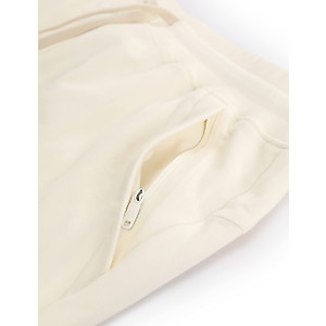 CRZ YOGA Men's Cargo Joggers Pants - 29" Cotton Lightweight Casual Lounge Athletic Workout Sweatpants with Pockets White Apricot X-Large