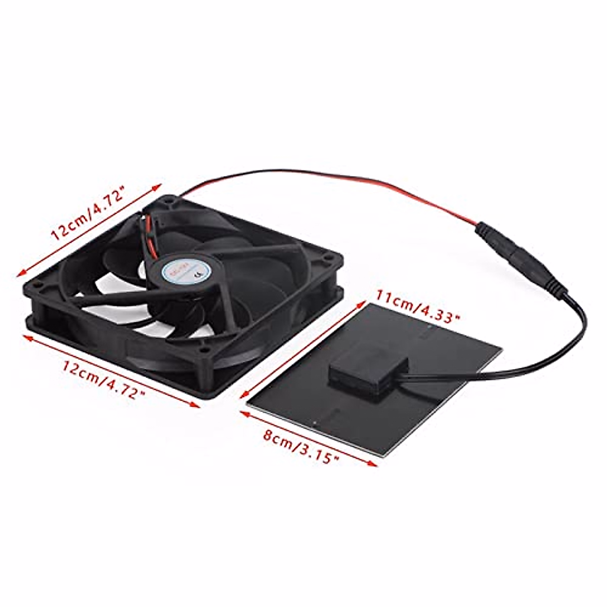 Amikadom #X4O7aL Solar Fan Monocrystalline 3W12V Plus Frame Solar Panel Module DIY Portable Charging