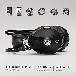 Meze 99 Neo | Wired Closed-Back Headset for Audiophiles | Gaming | Podcasts | Home Office | Over-Ear Headphones with Mic and Self Adjustable Headband