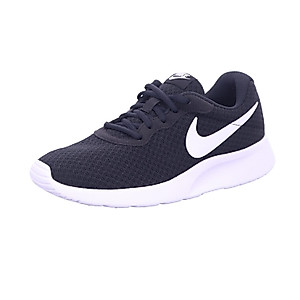 Nike Women's Low-Top Sneakers, Black Black Black White, 10