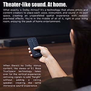 Bose Smart Soundbar 900 Dolby Atmos with Alexa Built-In, Bluetooth connectivity - Black