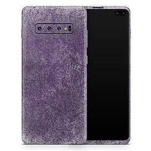 DesignSkinz Distressed Silver Texture v9 Protective Vinyl Decal Wrap Skin Cover Compatible with The Samsung Galaxy S20 (Screen Trim & Back Glass Skin)
