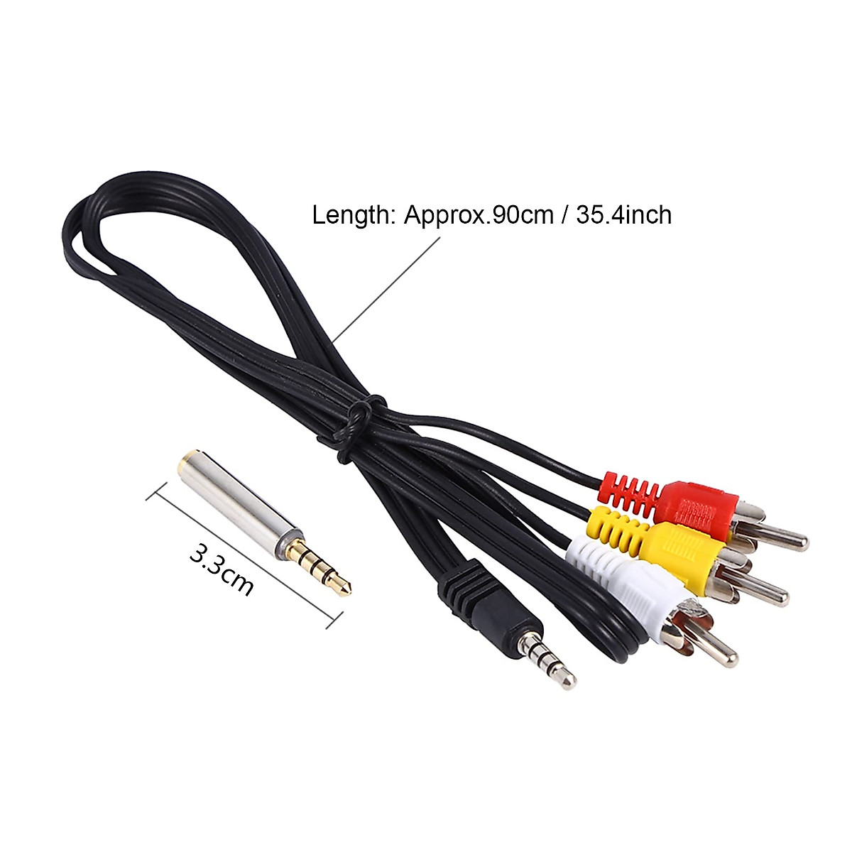 FOSA AV Cable AV Video Wire for 2 Model B+ Plug and Play