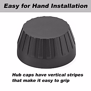 987101 Wheel Hub Caps Replacement Parts for Weber Charcoal Kettle Grill and Old Weber Genesis Grill Wheel Axle Hubcap Push on Axle Cap Retainer BBQ Grill Kenmore Grill Wheels Parts 2pcs