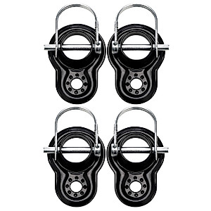 Bike Coupler (2-Pack), Coupler Hitch Attachments Compatible with Schwinn & Instep Bike Trailers, Aftermarket Replacement | Flat Coupler, Designed for Bicycle Carriers & More by Evo Dyne