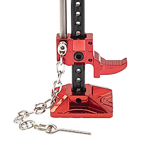 ShareGoo RC Metal Slideable Jack Tool Mini Lifting Jack Simulation Part Compatible with Axial SCX10 Traxxas TRX4 Tamiya CC01 D90 1/10 RC Rock Crawler Car