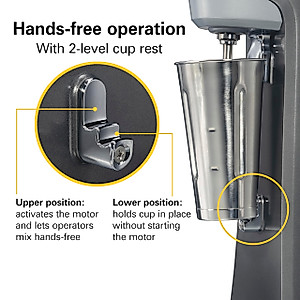 Hamilton Beach HMD200 120V Single Spindle Commercial Drink Mixer