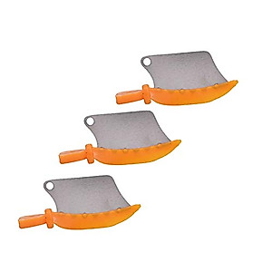 Angzhili 40 Pcs/Box Dental Wedge Knife Teeth Interproximal Plastic Wedge (Orange)