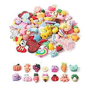 Mr. Pen- Slime Charms, 100pcs, Resin Charms, Charms for Slime, Cute Charms, Flatback Resin Charms, Fake Candy Charms, Flatback Charms, Resin Flatback Charms, Flat Back Resin Charms, Easter Egg Fillers