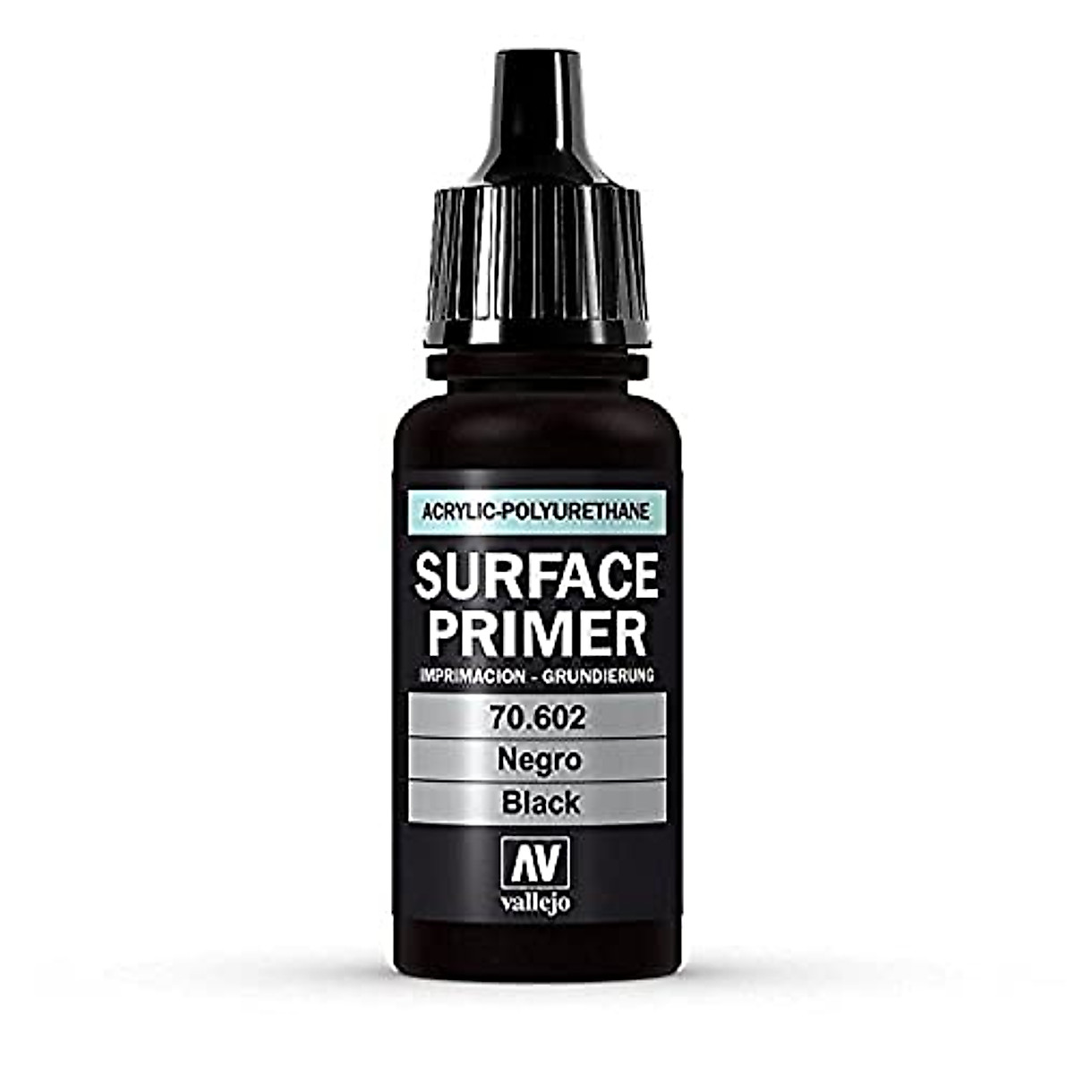 Vallejo Acrylic Polyurethane, 17ml, Black Primer