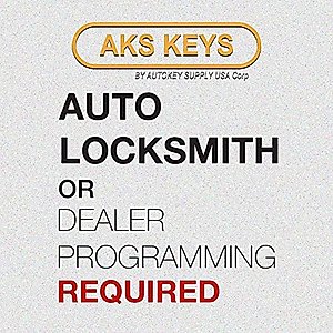 AKS Keys New Uncut Smart Emergency Key Blade Insert Compatible with Lexus (LX40) (2 Pack)
