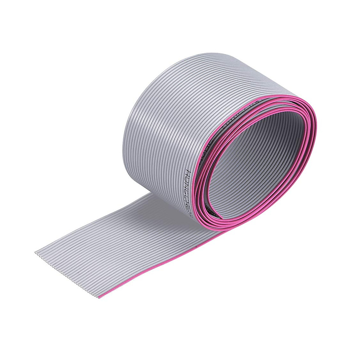 uxcell IDC Wire Flat Ribbon Cable 1m/3.3ft Length 1.27mm Pitch 30 Pins Gray for JTAG/ISP Connecting