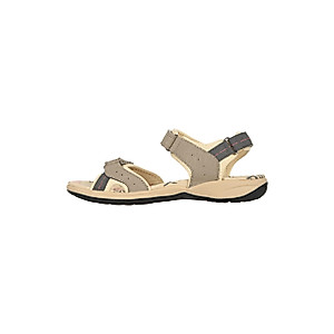 Mountain Warehouse Athens Printed Womens Sandals Beige Womens Shoe Size 8 US