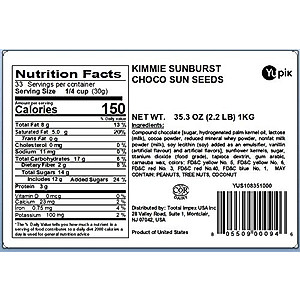 Yupik Seeds, Kimmie Sunburst Choco Sun, 2.2 lb