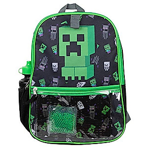 Minecraft 5pc Backpack Set