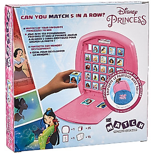 Top Trumps Match Game Disney Princess - Family Board Games for Kids and Adults - Matching Game and Memory Game - Fun Two Player Kids Games - Memories and Learning, Board Games for Kids 4 and up